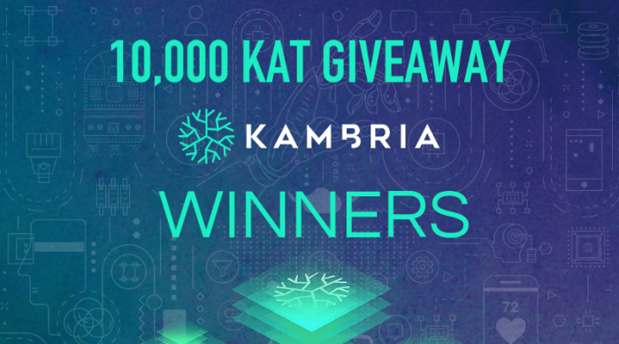 10,000 KAT Giveaway Results - Kambria