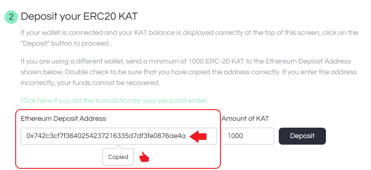 Hướng Dẫn Swap KAT Token Từ Các Loại Ví ERC20 sang Ví BEP2 - Kambria