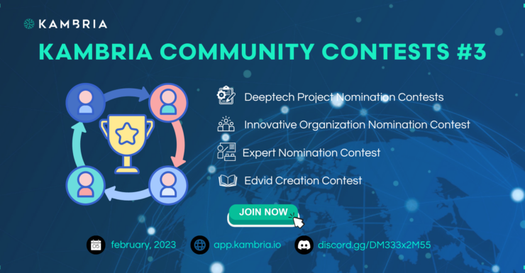 Community Contests #3 on Kambria are here! An Opportunity to Shine and ...