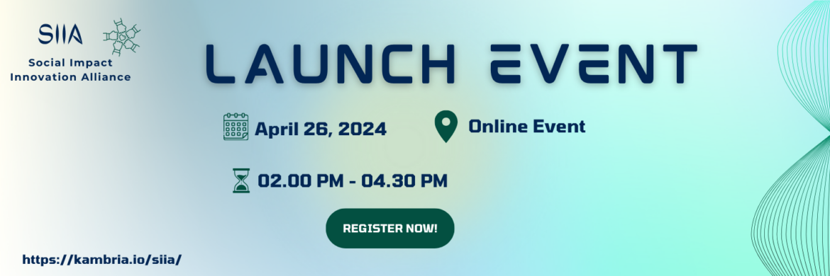 Social Impact Innovation Alliance Launch Event - Speaker Registration ...